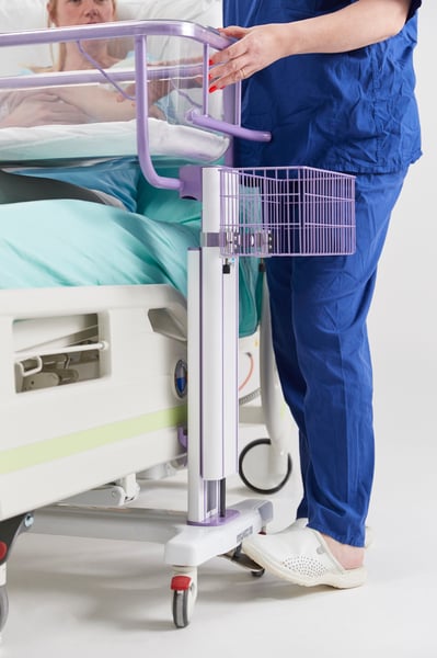 Croyde Height Adjustable Overbed Cot