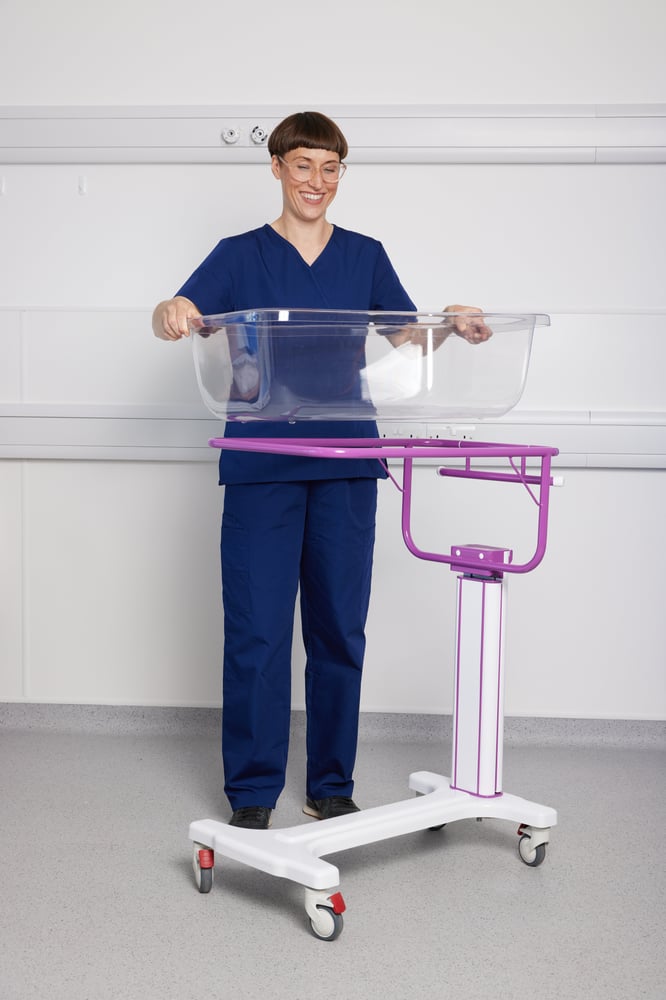 Croyde Height Adjustable Overbed Cot