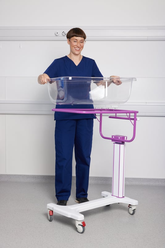 Croyde Height Adjustable Overbed Cot