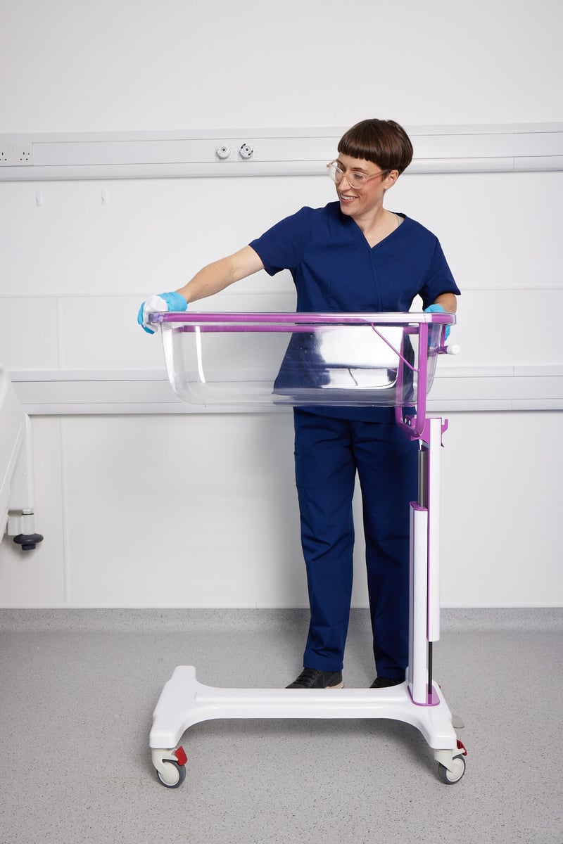 Croyde Height Adjustable Overbed Cot