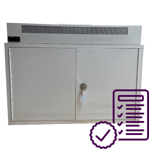 QED Wall-Mounted Medicine CRT Cabinets
